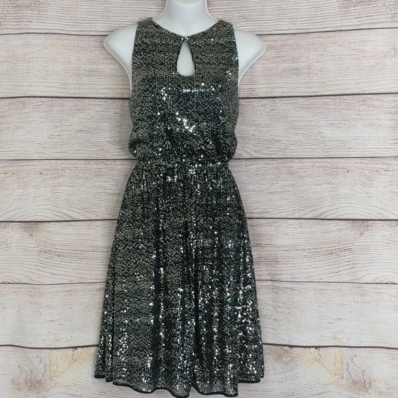 ERIN by Erin Fetherston | Dresses | Erin By Erin F Black Sequined ...